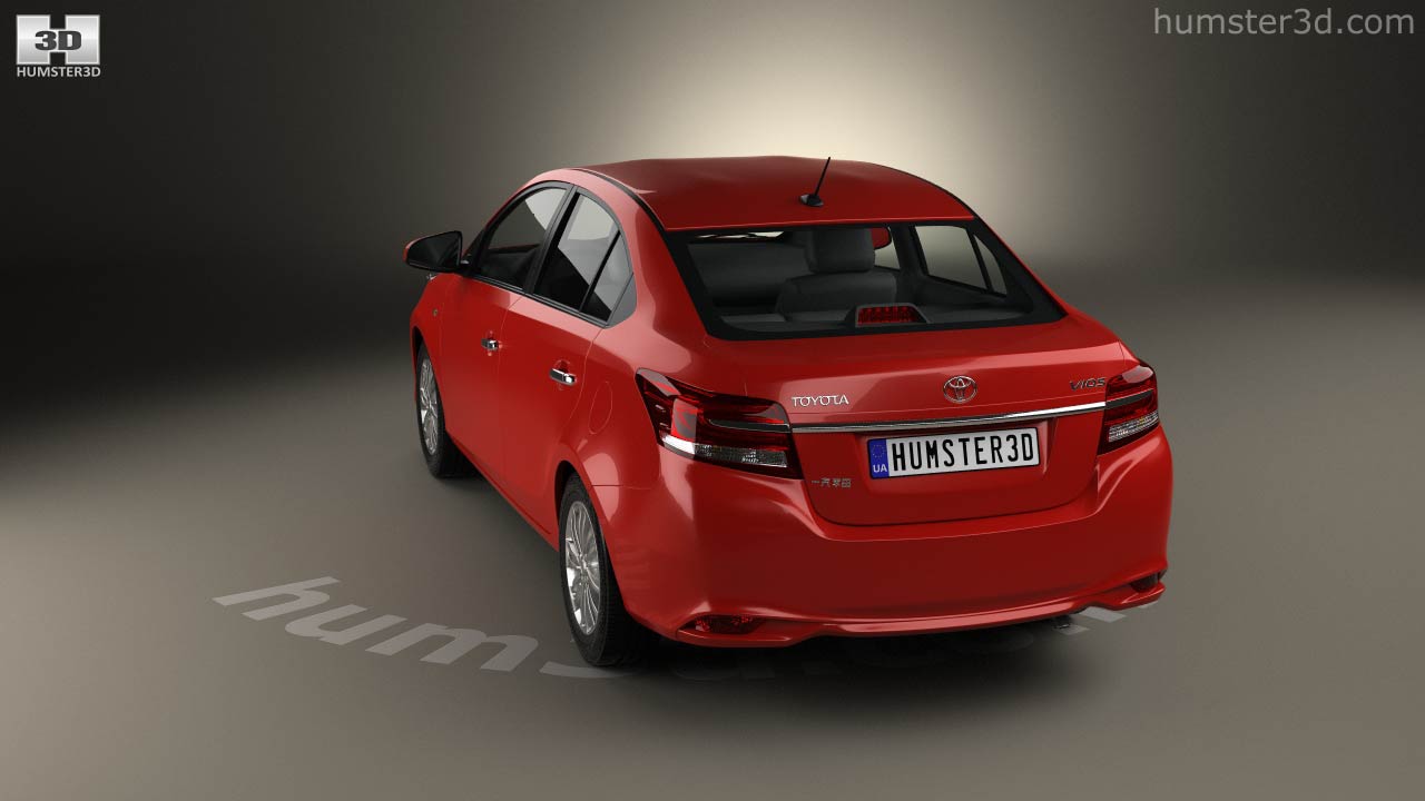 360 view of Toyota Vios 2020 3D model - 3DModels store