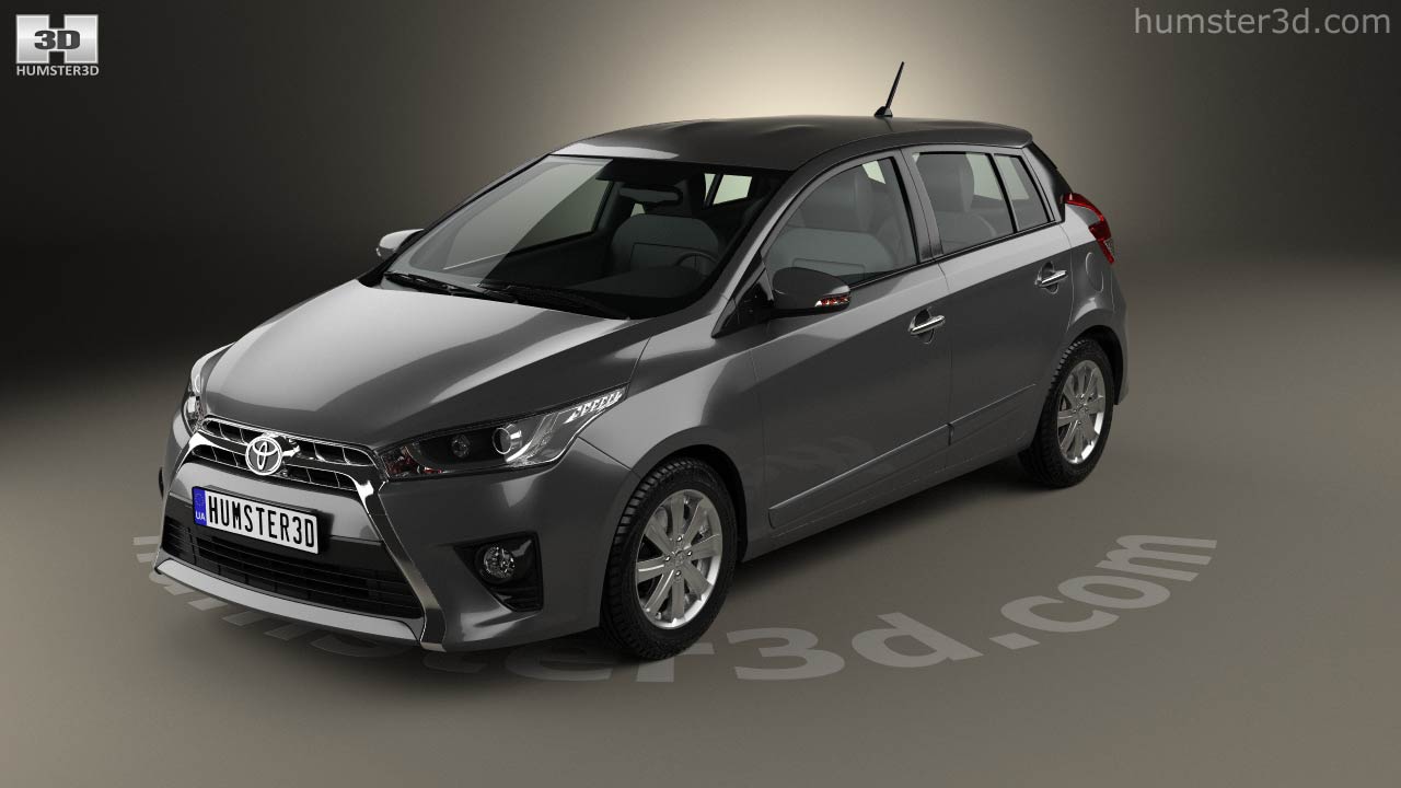 360 view of Toyota Yaris SE plus 2017 3D model - 3DModels store