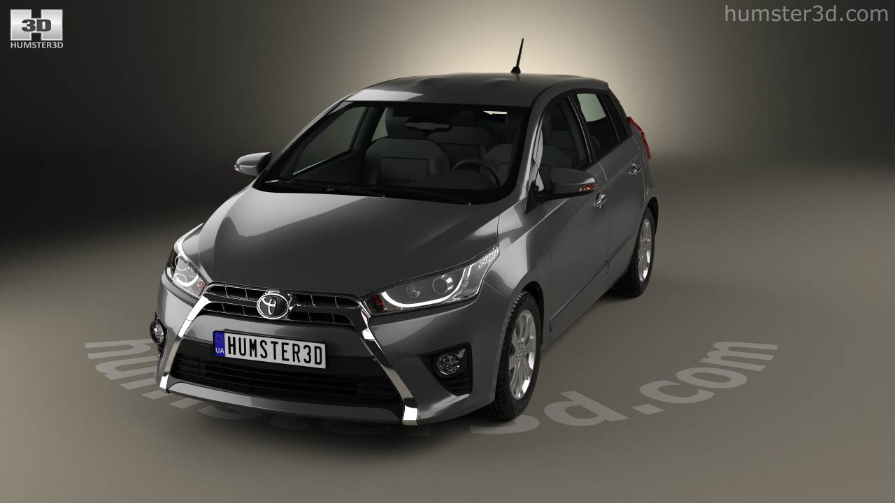 360 view of Toyota Yaris SE plus 2017 3D model - 3DModels store