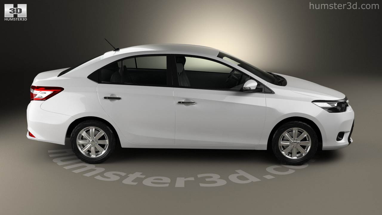 360 view of Toyota Yaris SE plus sedan 2017 3D model - 3DModels store