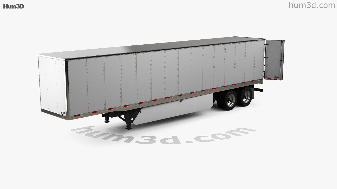 360 view of Utility 4000D-X Composite Wall Semi Trailer 2014 3D model ...