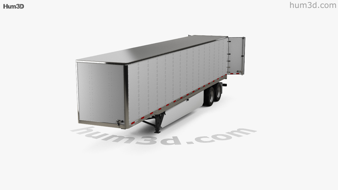 360 view of Utility 4000D-X Composite Wall Semi Trailer 2014 3D model ...