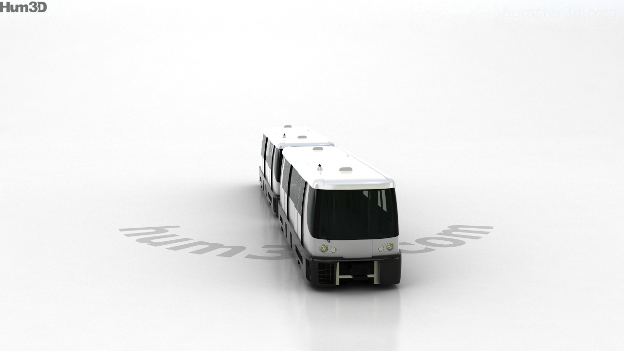360 view of Bombardier Innovia APM PHX Sky Train 2014 3D model ...