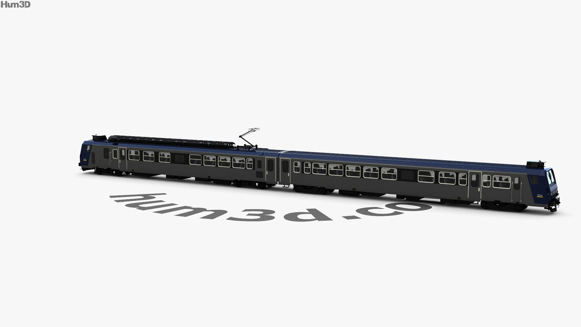 360 view of SNCF Class Z 7300 Electric Train 3D model - 3DModels store