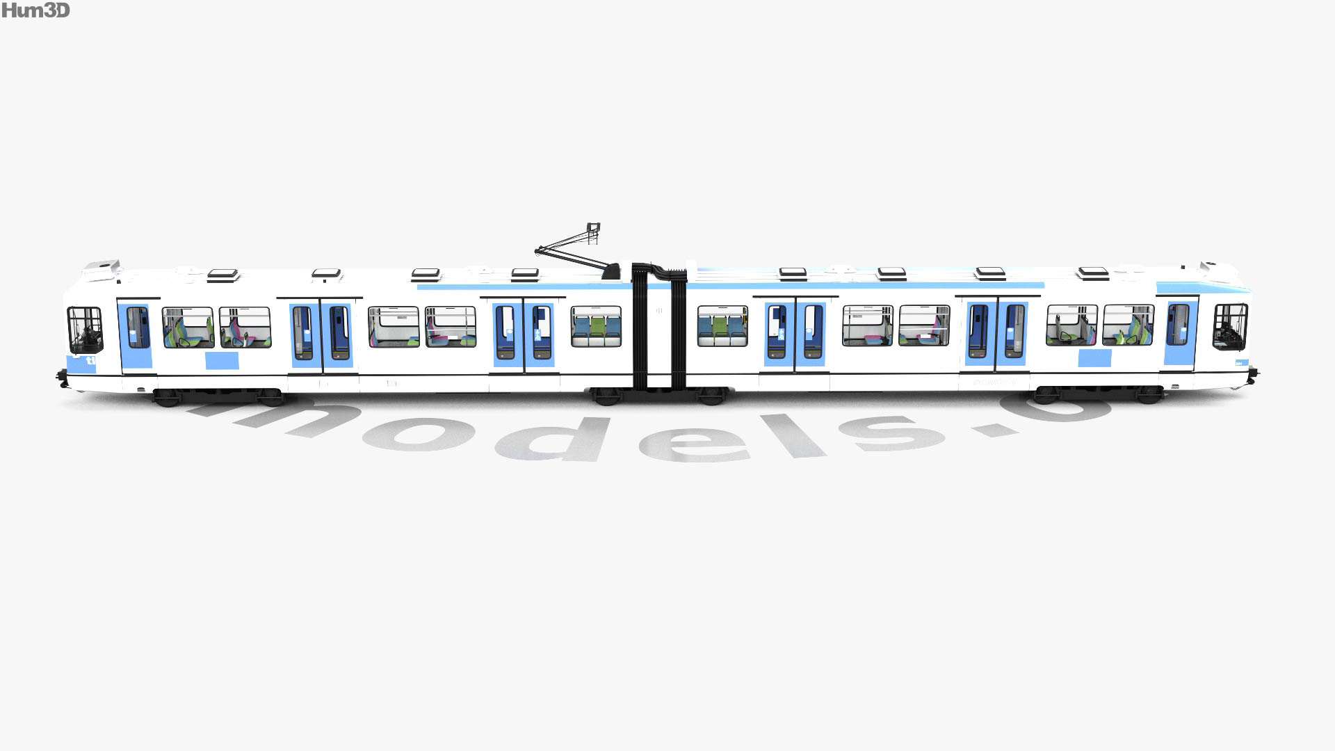 360 view of TL Metro M1 with HQ interior 3D model - 3DModels store