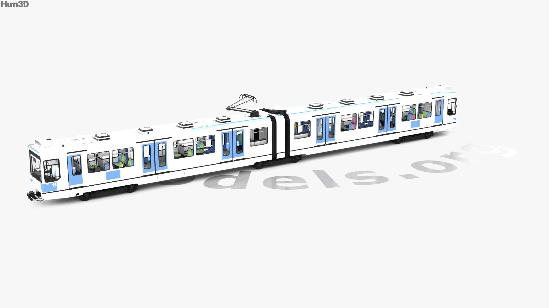 360 view of TL Metro M1 with HQ interior 3D model - 3DModels store