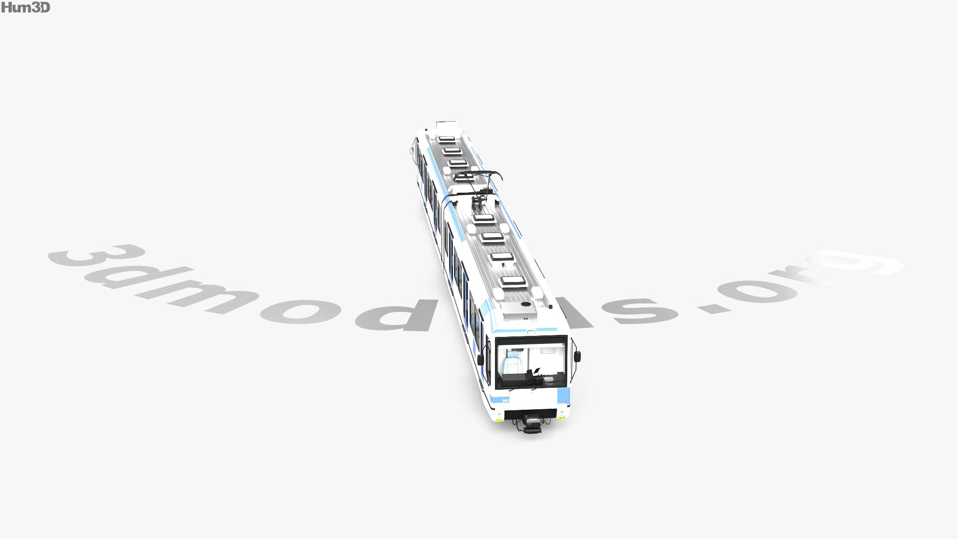 360 view of TL Metro M1 with HQ interior 3D model - 3DModels store