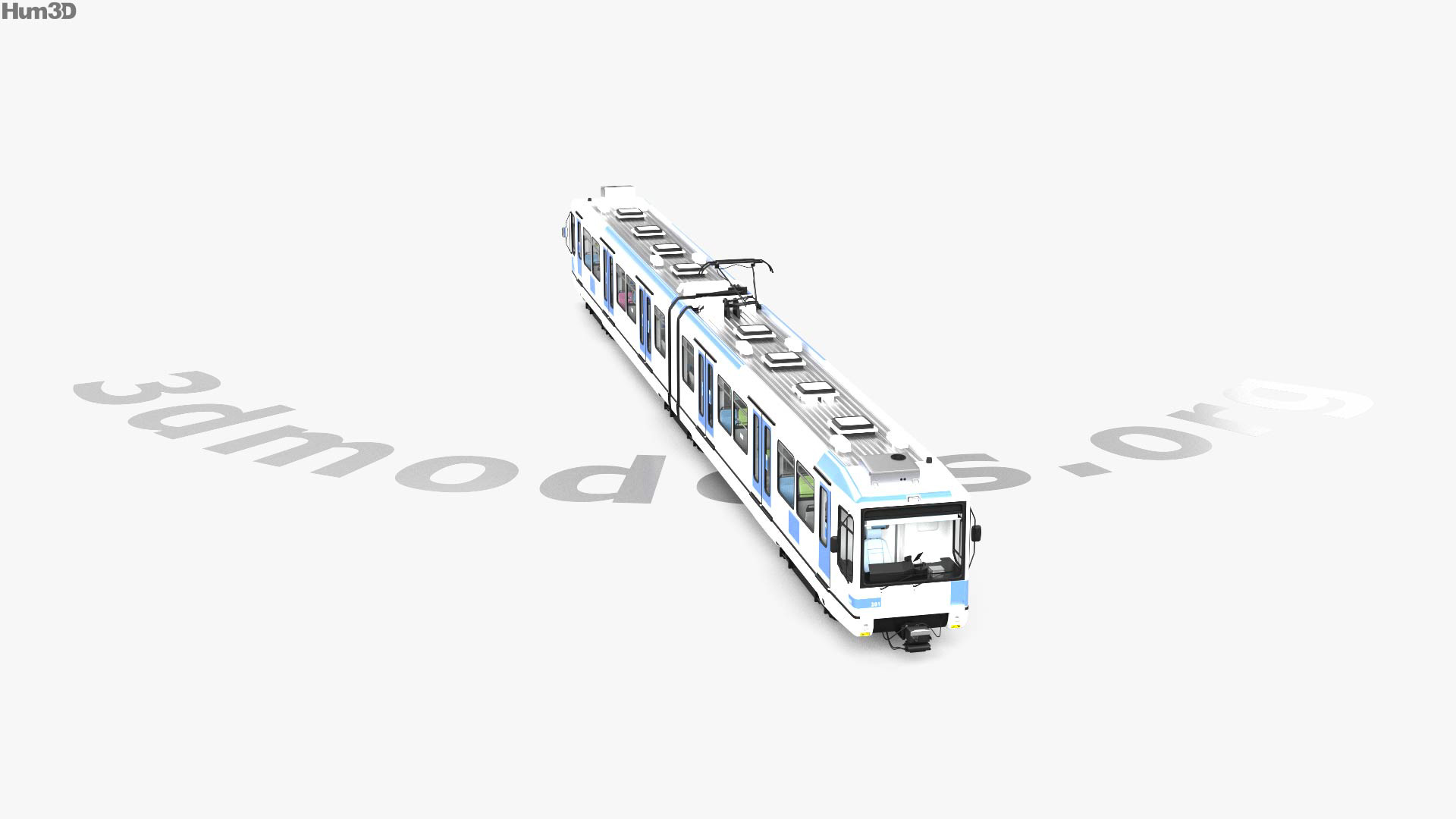 360 view of TL Metro M1 with HQ interior 3D model - 3DModels store