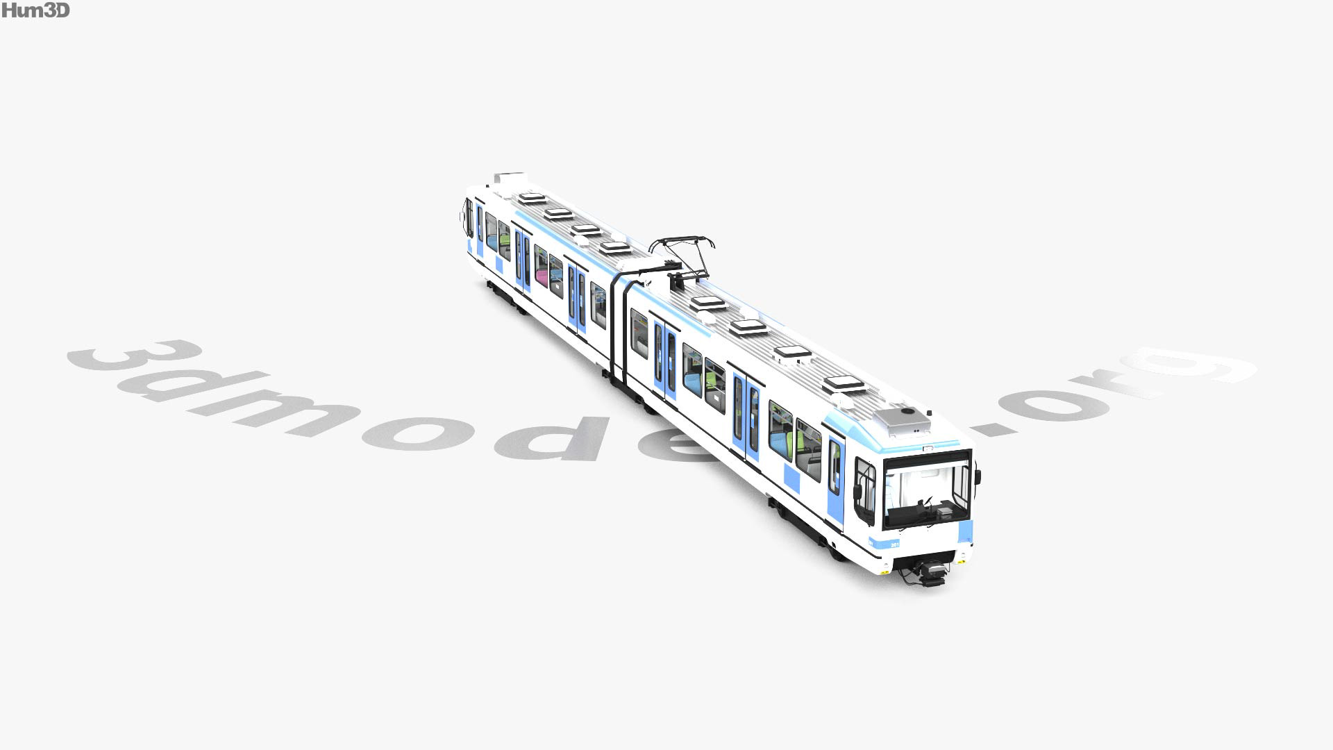 360 view of TL Metro M1 with HQ interior 3D model - 3DModels store
