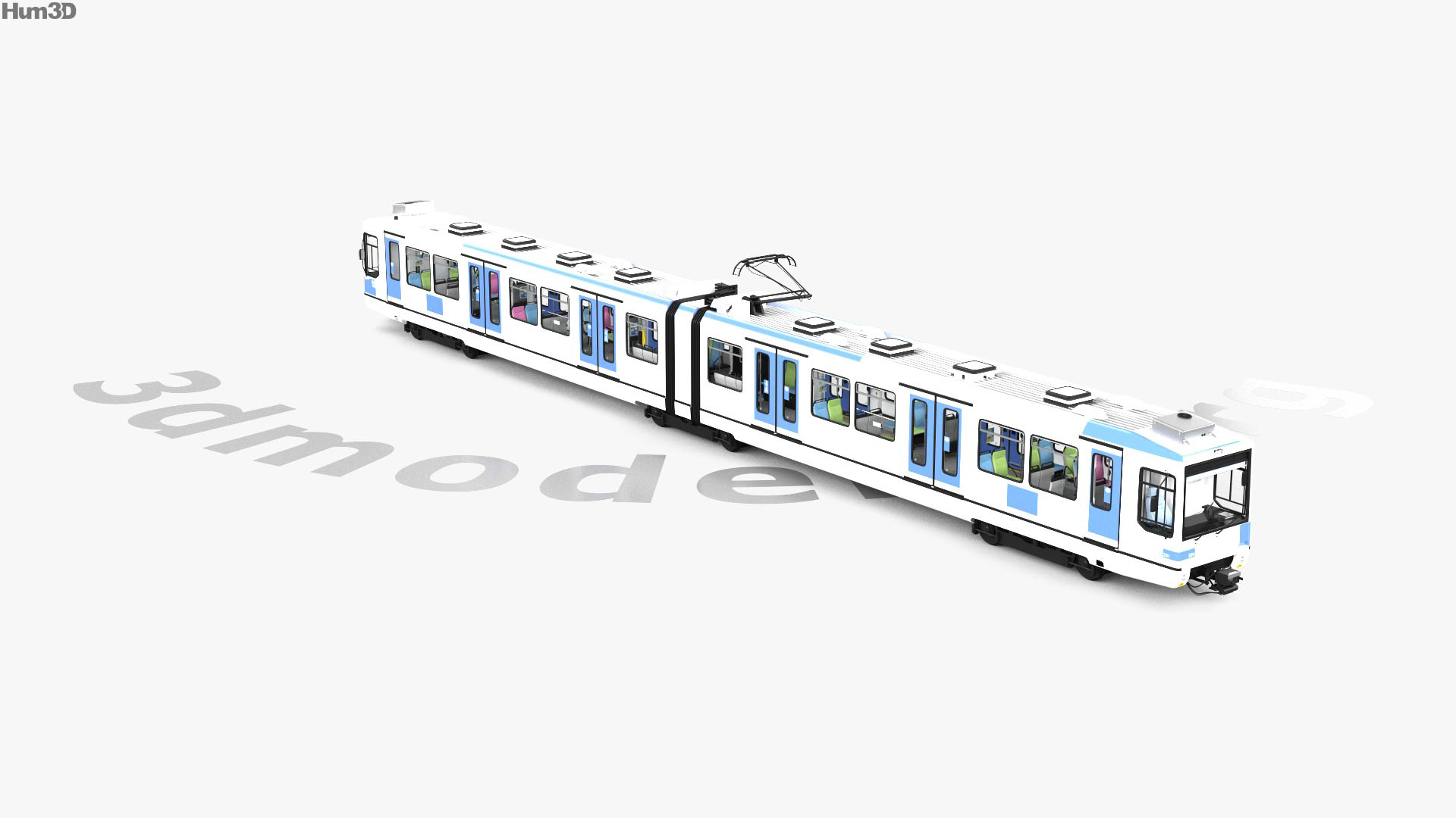 360 view of TL Metro M1 with HQ interior 3D model - 3DModels store