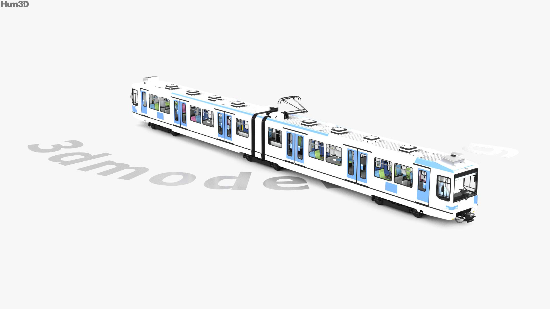 360 view of TL Metro M1 with HQ interior 3D model - 3DModels store
