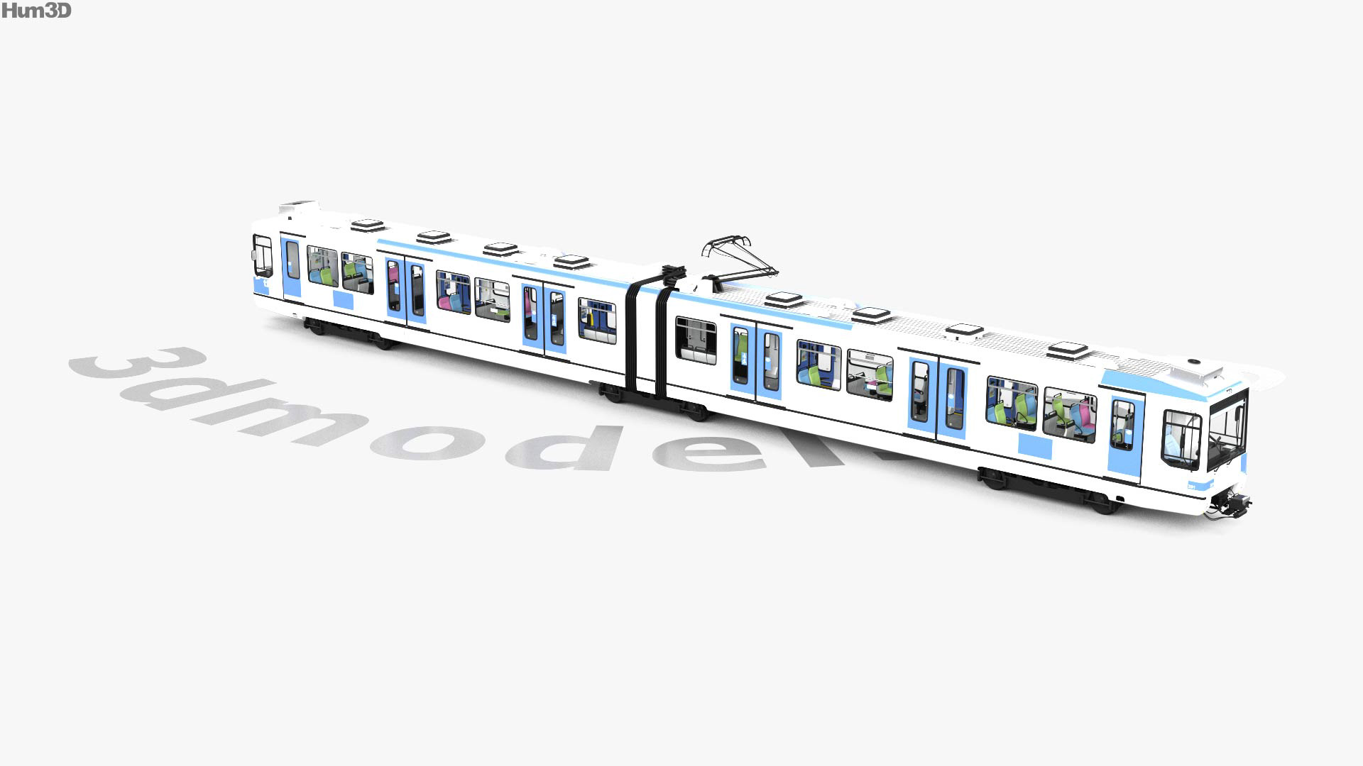 360 view of TL Metro M1 with HQ interior 3D model - 3DModels store