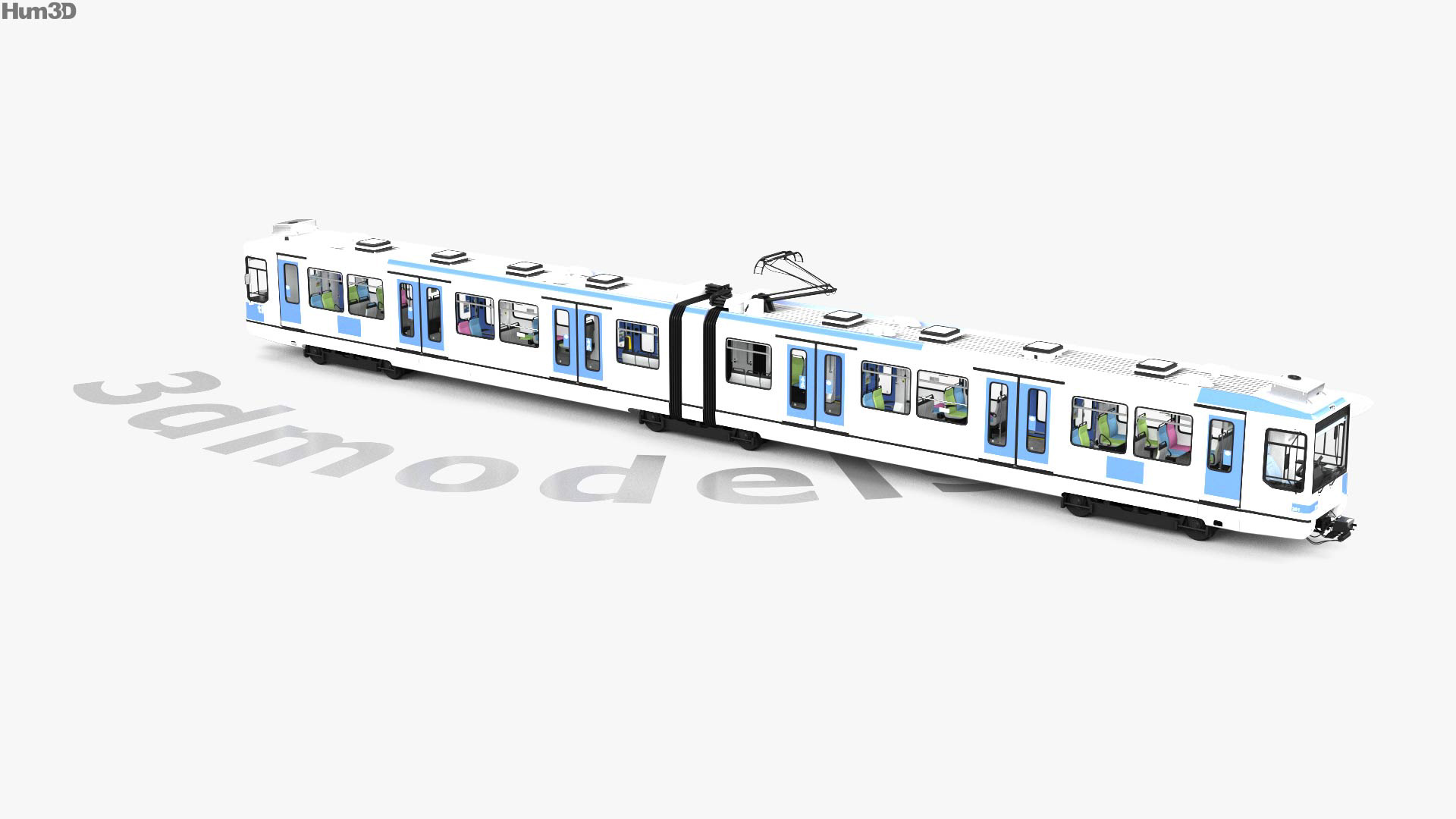 360 view of TL Metro M1 with HQ interior 3D model - 3DModels store