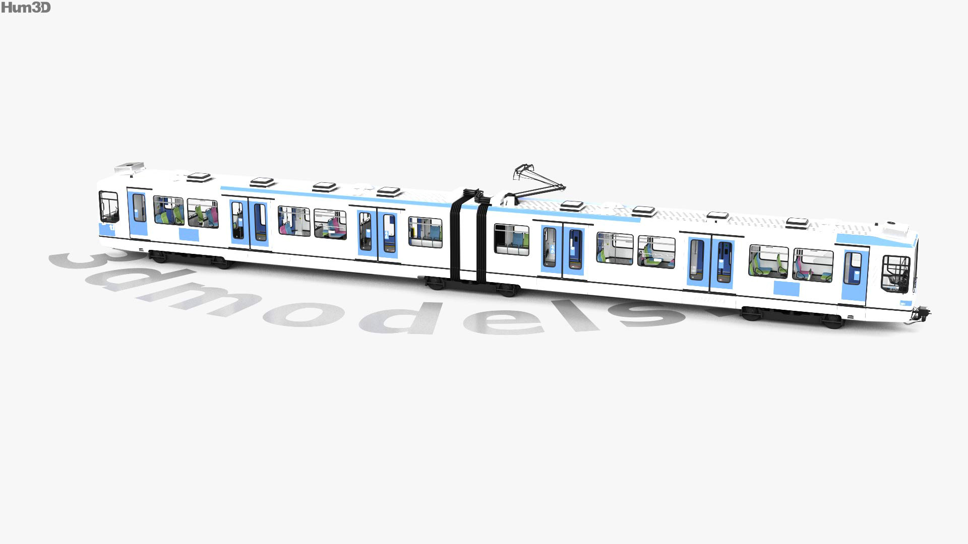 360 view of TL Metro M1 with HQ interior 3D model - 3DModels store