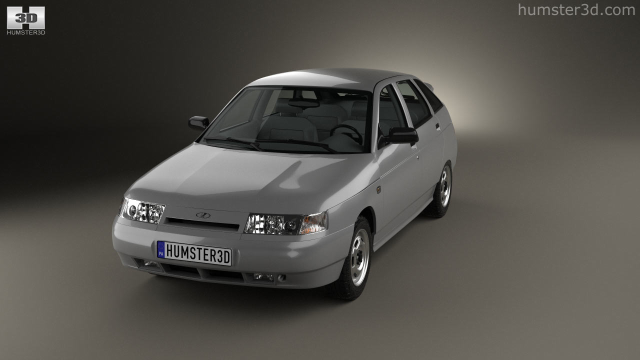 360 view of VAZ Lada 2112 hatchback 2007 3D model - 3DModels store