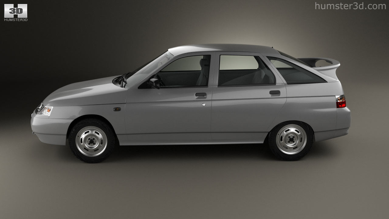360 view of VAZ Lada 2112 hatchback 2007 3D model - 3DModels store