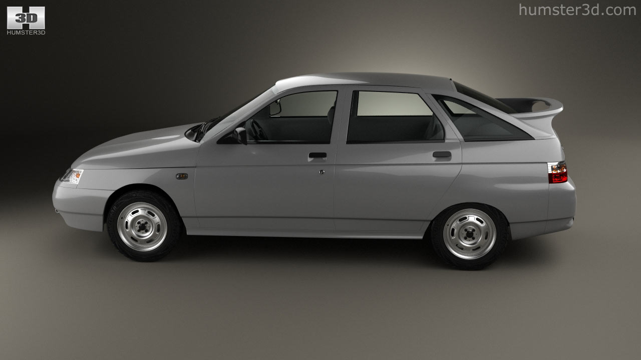 360 view of VAZ Lada 2112 hatchback 2007 3D model - 3DModels store