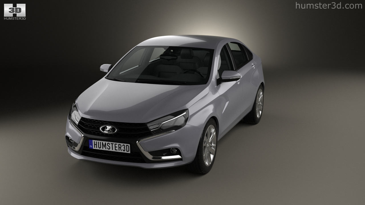 360 view of VAZ Lada Vesta Concept 2017 3D model - 3DModels store