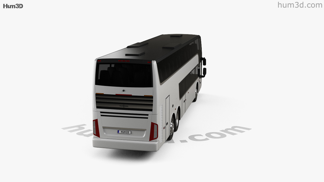 360 view of Van Hool TDX bus 2018 3D model - 3DModels store