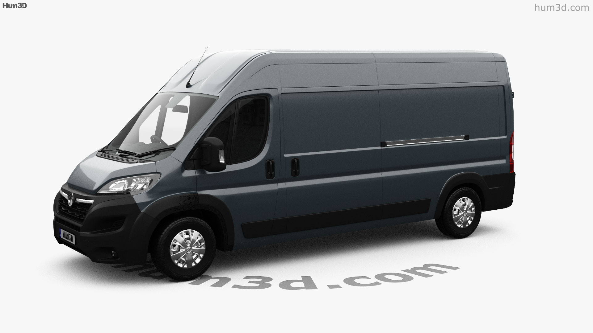 360 view of Vauxhall Movano Panel Van L3H2 2024 3D model - 3DModels store