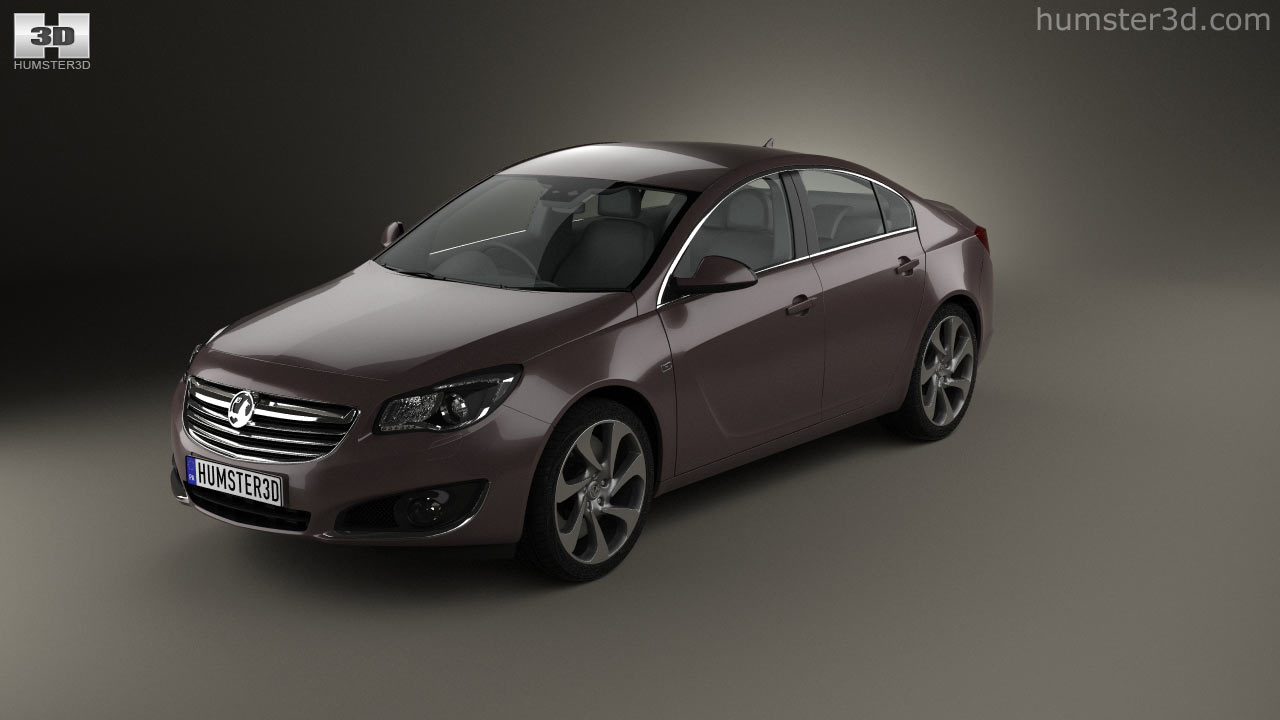 360 view of Vauxhall Insignia sedan 2015 3D model - 3DModels store