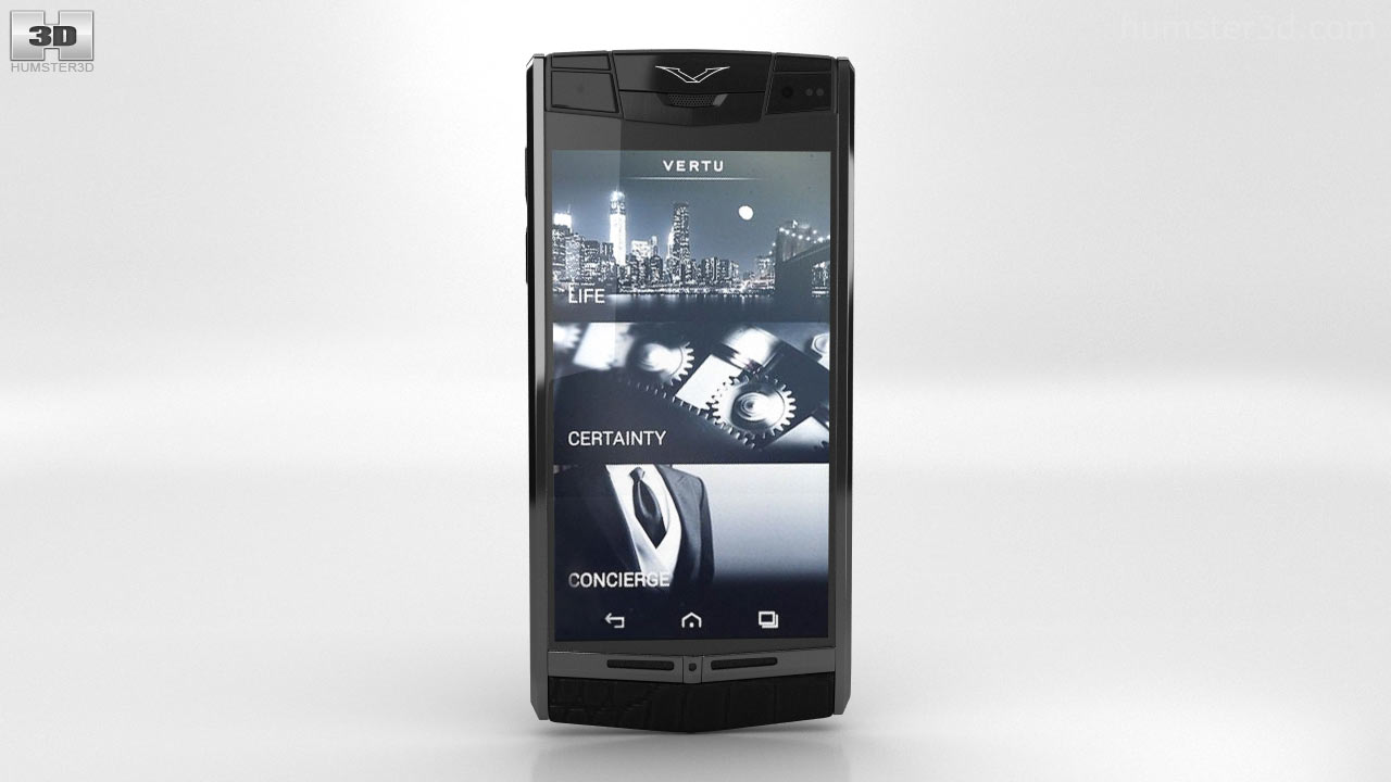 360 view of Vertu Signature Touch Jet Alligator 3D model - 3DModels store