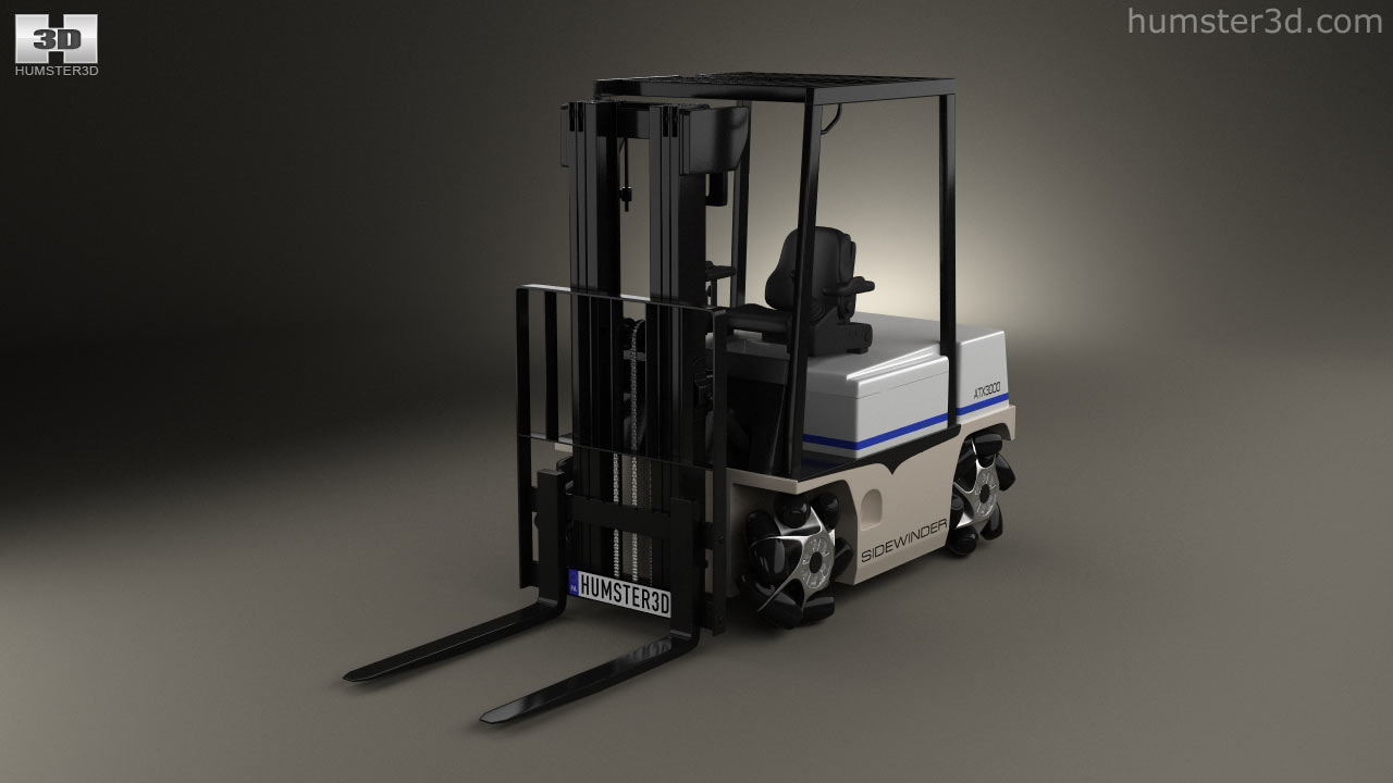 360 view of Vetex Sidewinder ATX 3000 Forklift 2014 3D model - 3DModels ...