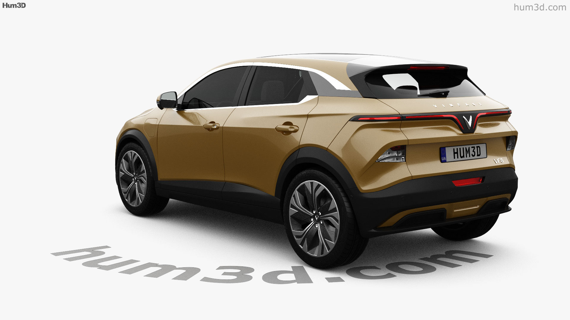 360 view of VinFast VF6 2024 3D model - 3DModels store