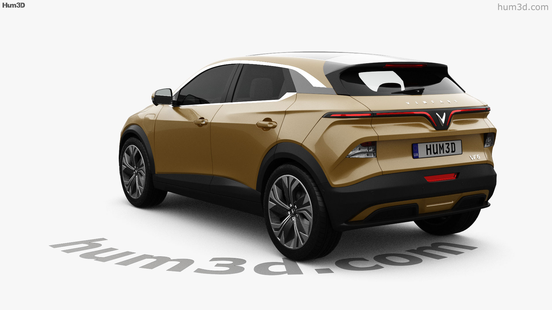360 view of VinFast VF6 2024 3D model - 3DModels store