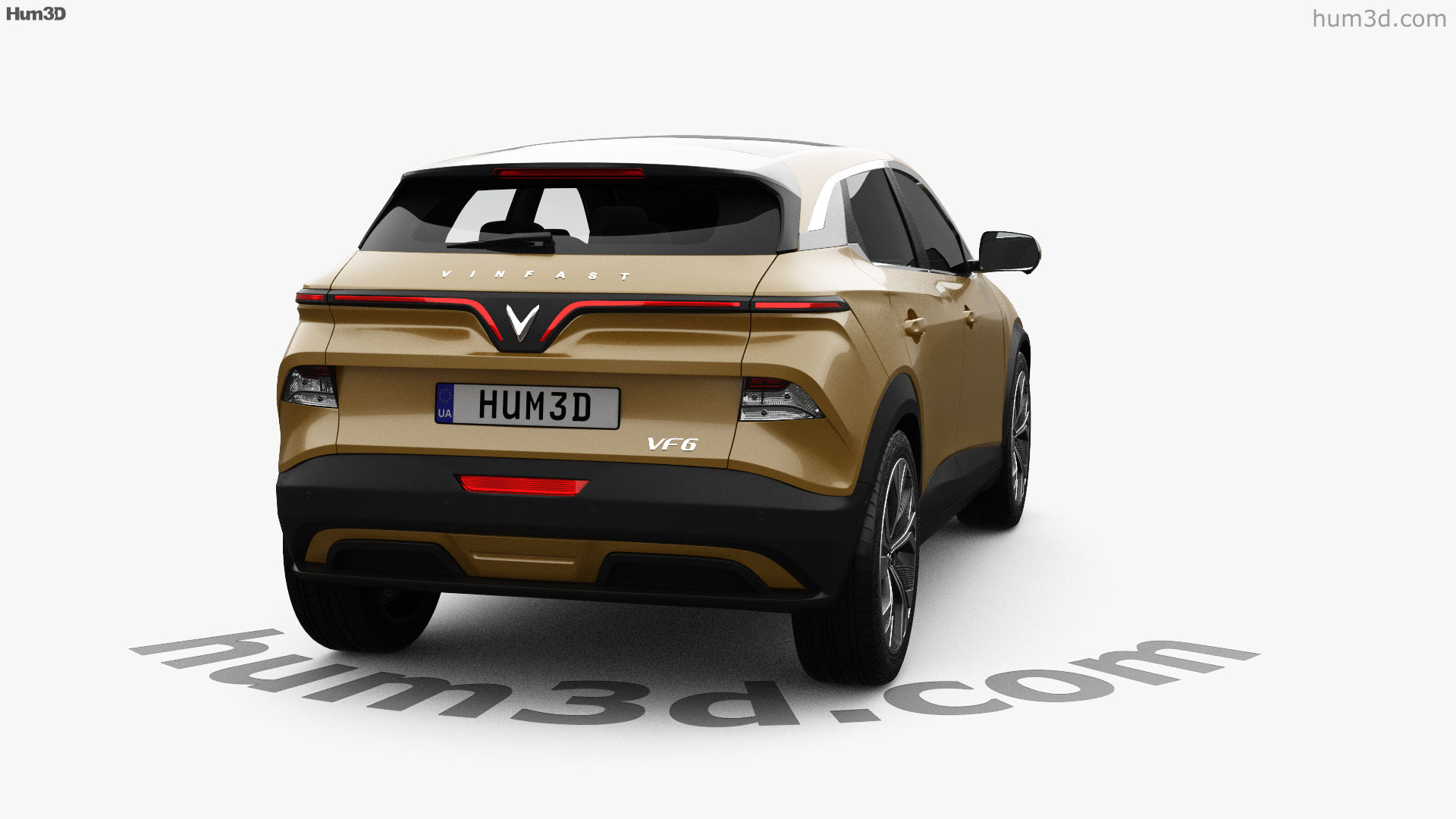 360 view of VinFast VF6 2024 3D model - 3DModels store