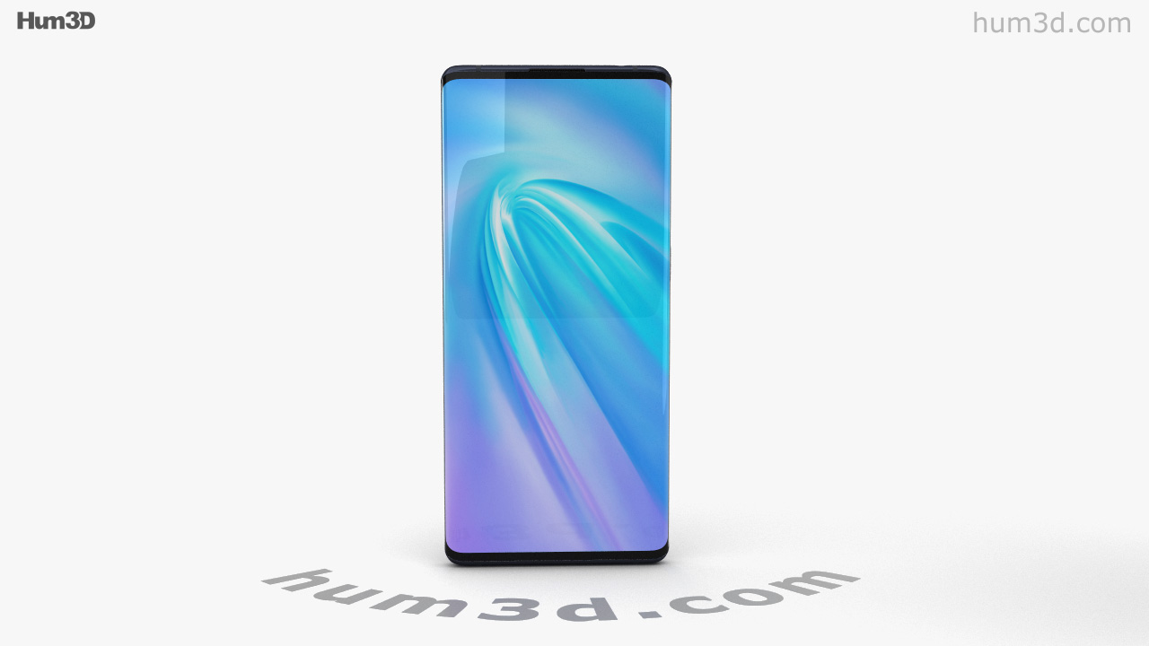 360 view of Vivo NEX 3 Black 3D model - 3DModels store