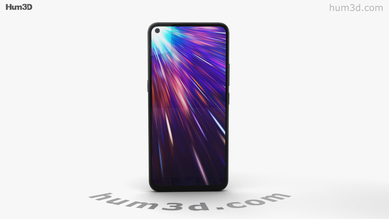 360 view of Vivo Z1 Pro Mirror Black 3D model - 3DModels store