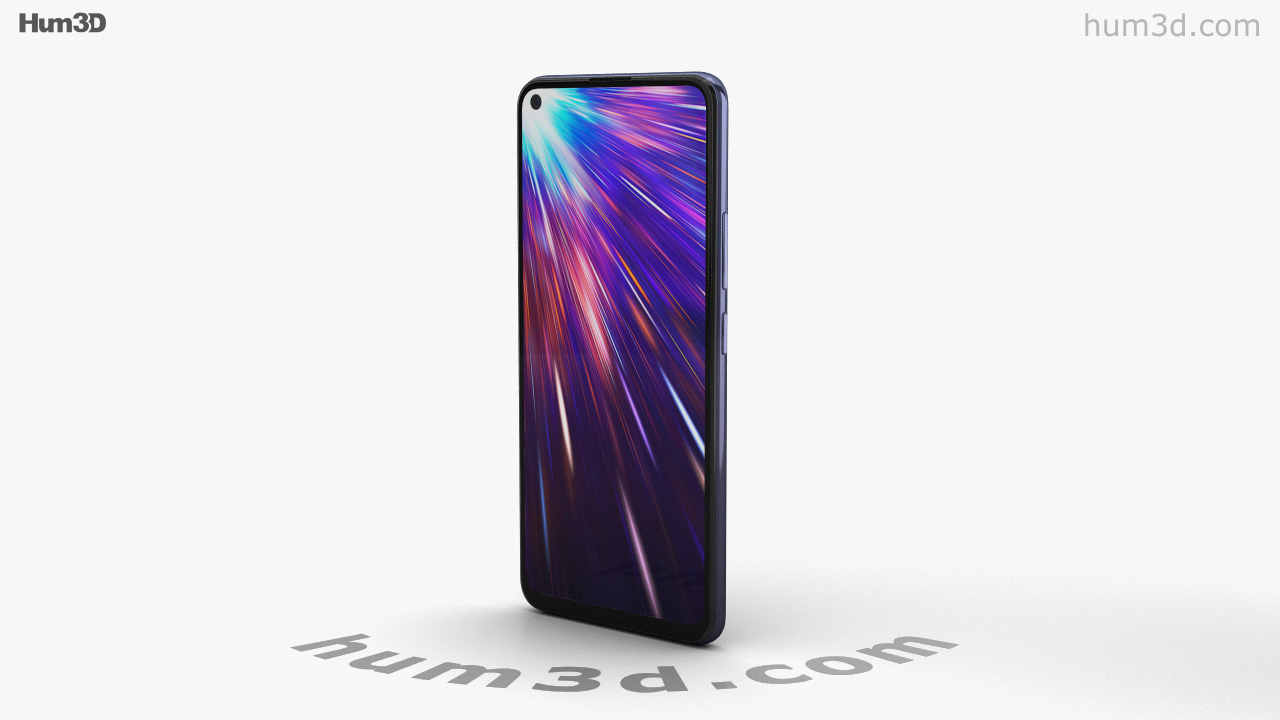 360 view of Vivo Z1 Pro Sonic Black 3D model - 3DModels store