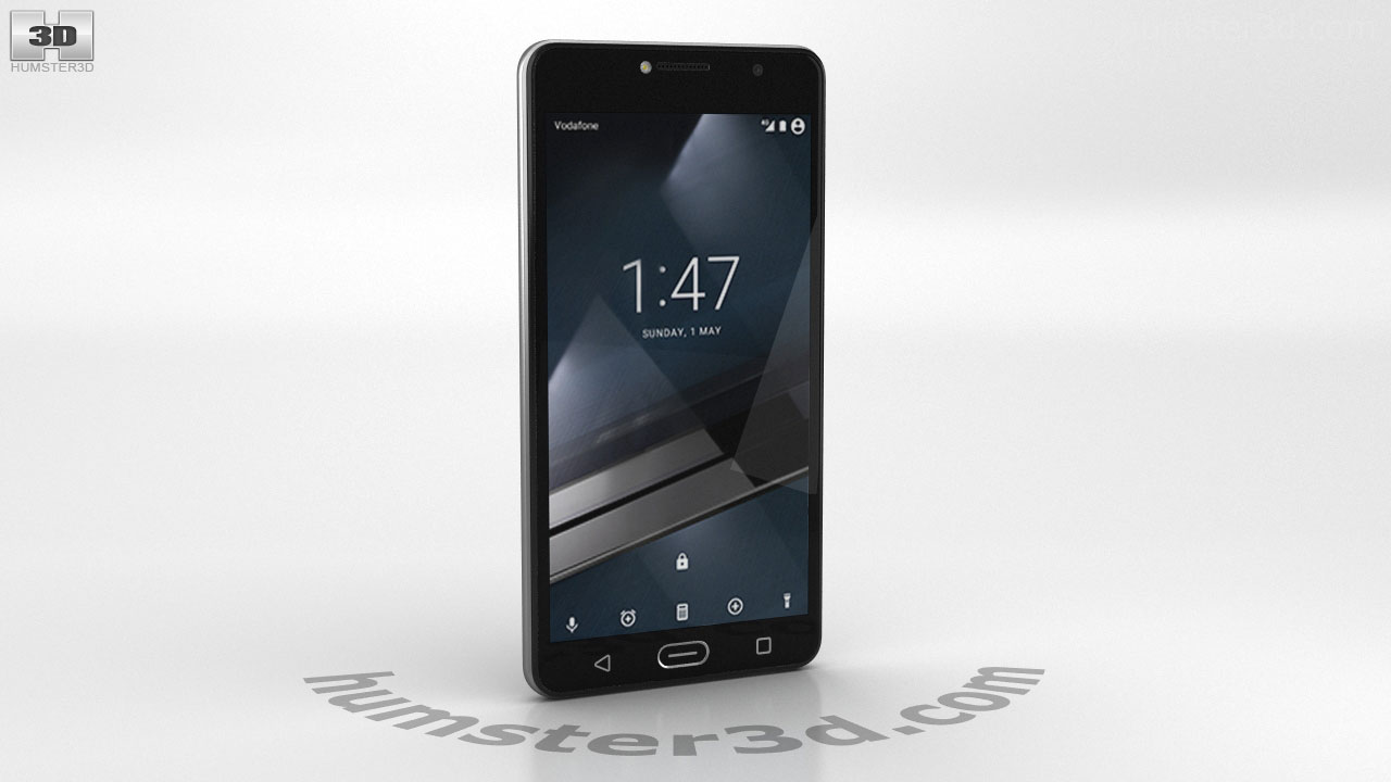 360 view of Vodafone Smart Ultra 7 Dark Grey 3D model - 3DModels store