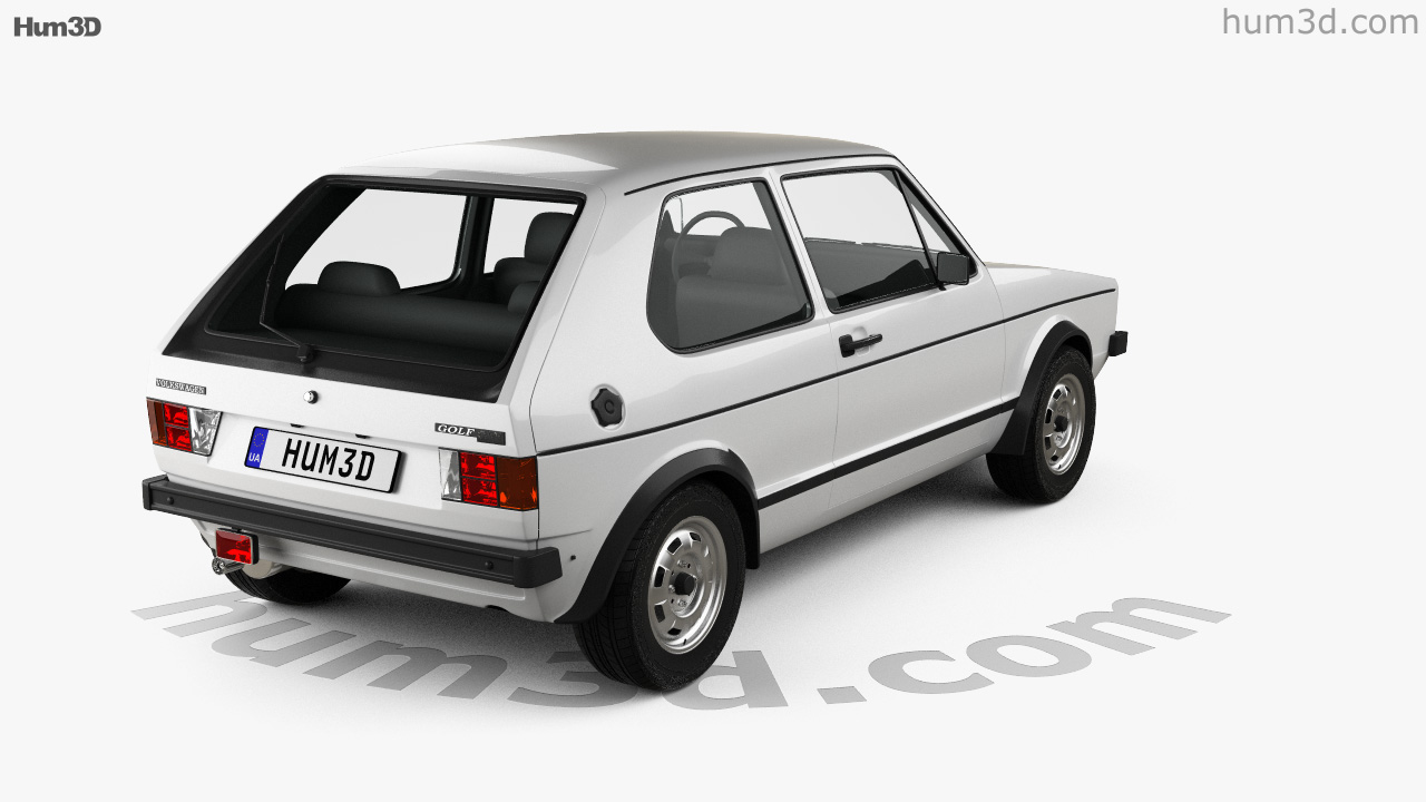 360 view of Volkswagen Golf GTI 1975 3D model - 3DModels store