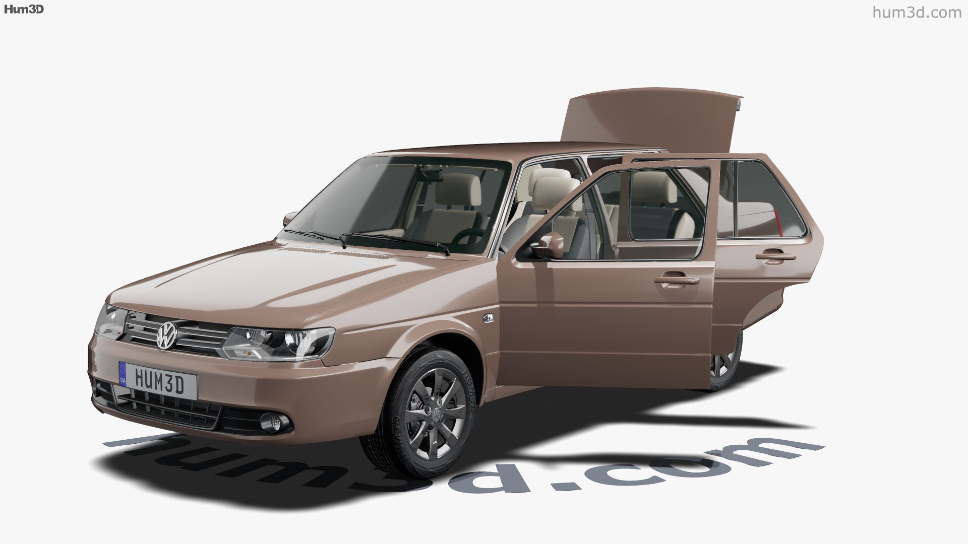 360 view of Volkswagen Jetta CN-spec with HQ interior 2012 3D model ...