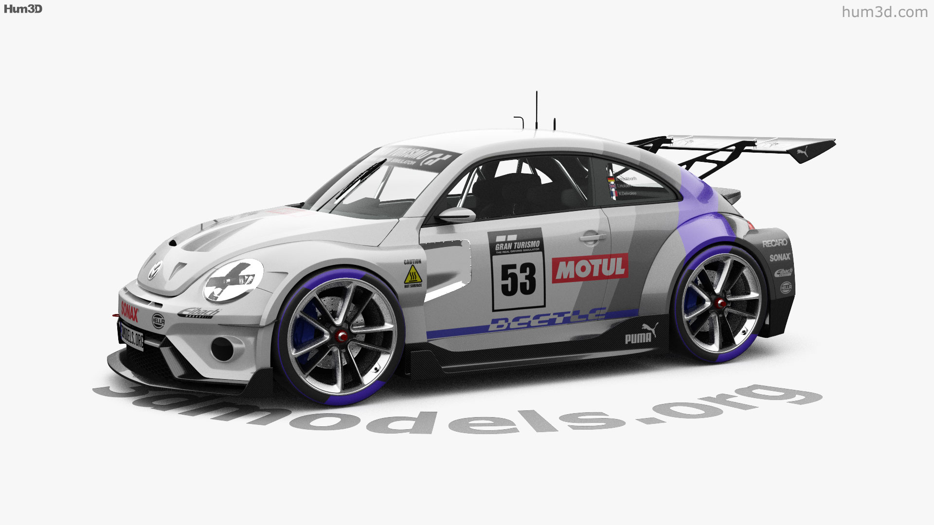 360 view of Volkswagen Beetle Gran Turismo 2023 3D model - 3DModels store