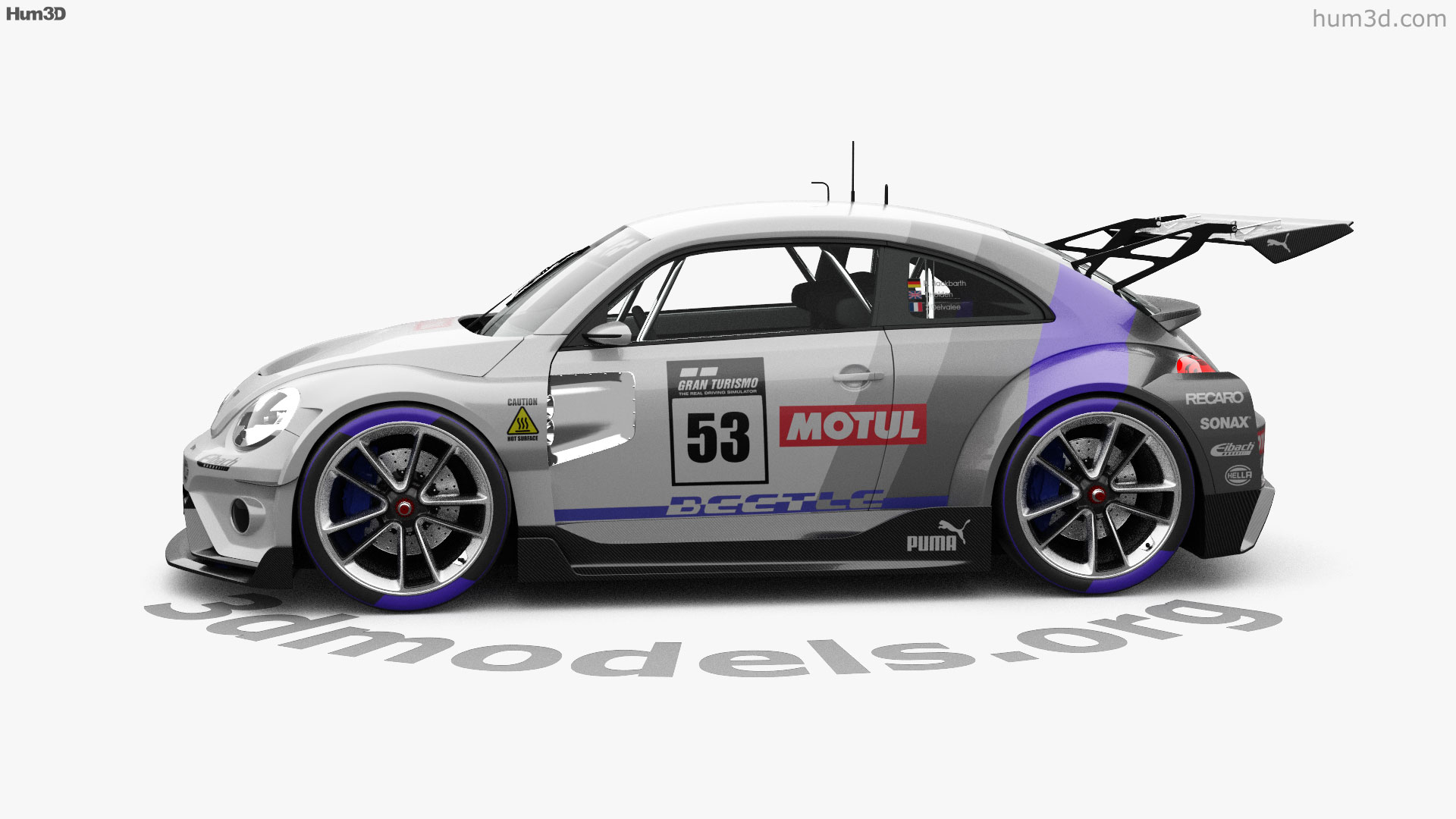 360 view of Volkswagen Beetle Gran Turismo 2023 3D model - 3DModels store
