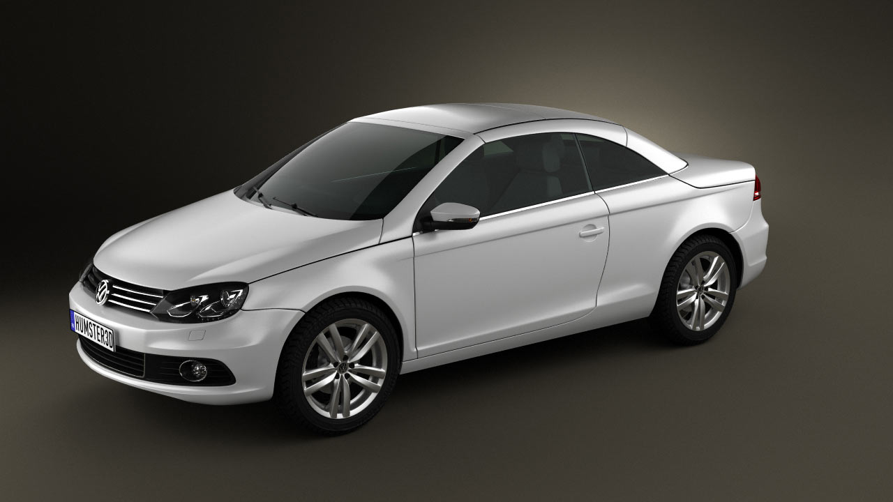 360 view of Volkswagen EOS 2015 3D model - 3DModels store