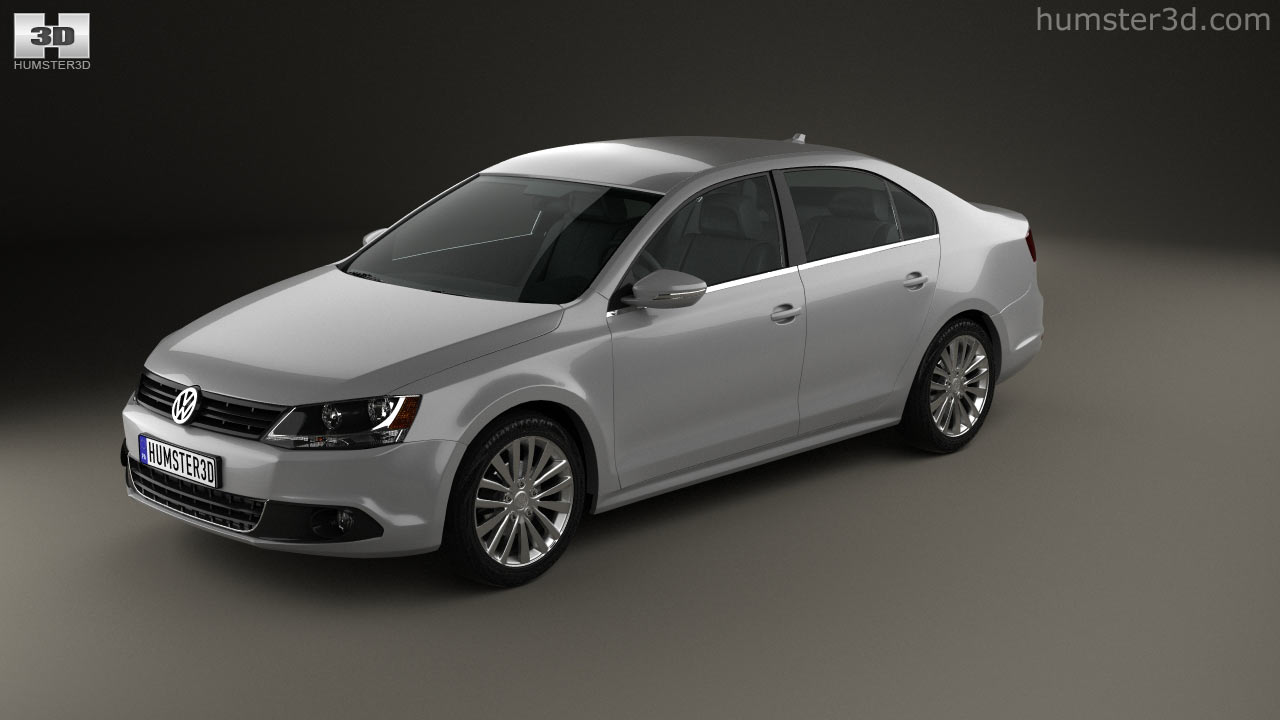 360 view of Volkswagen Jetta (Sagitar) 2011 3D model - 3DModels store