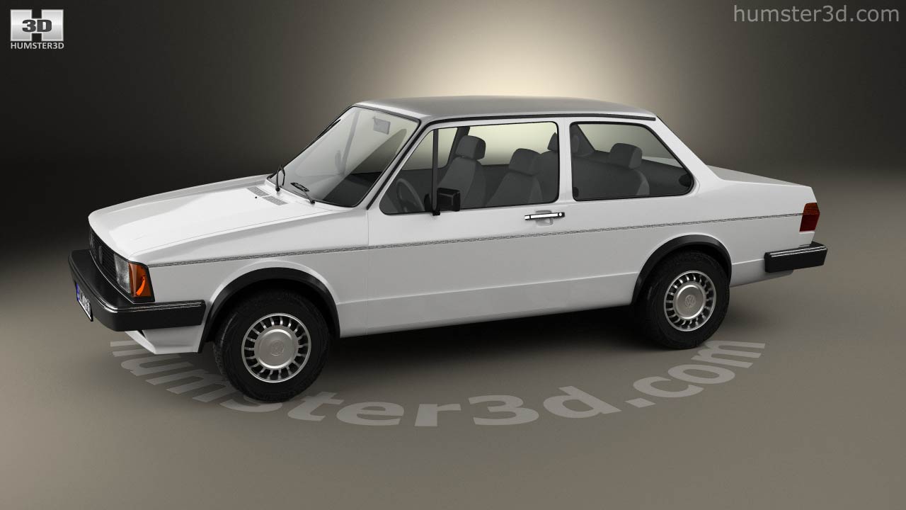 360 view of Volkswagen Jetta 2-door 1979 3D model - 3DModels store