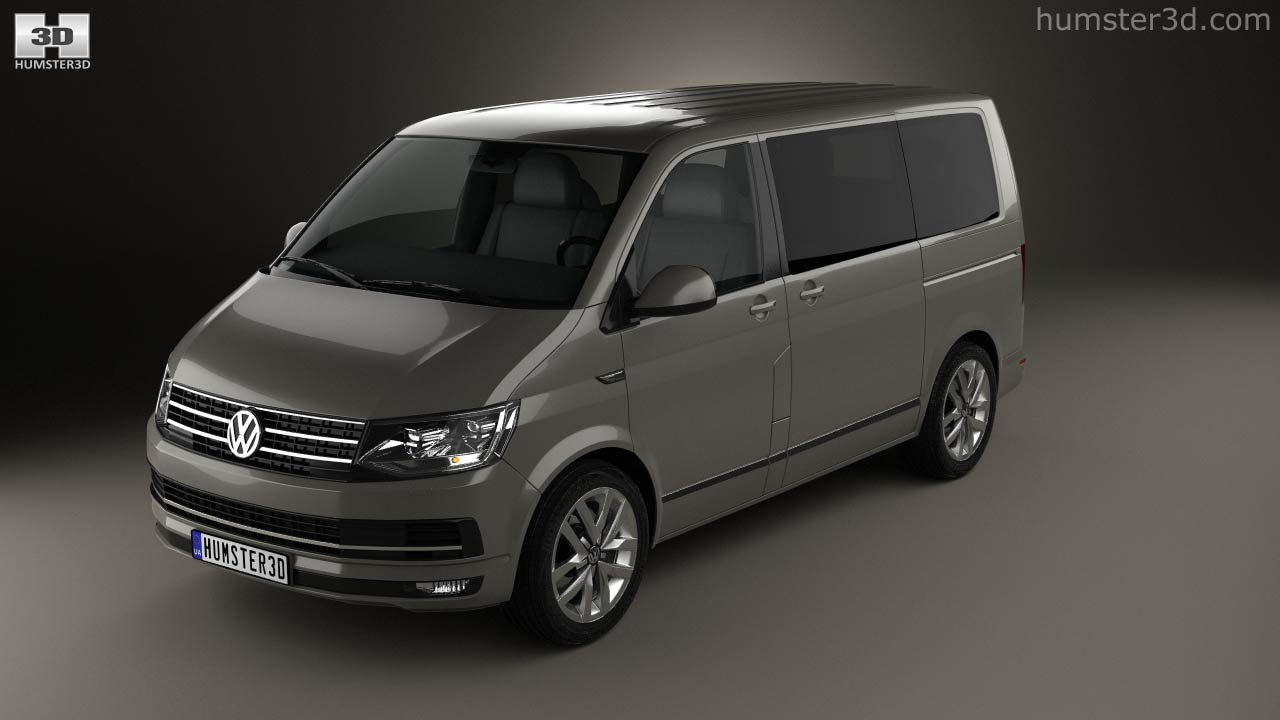 360 view of Volkswagen Transporter (T6) Multivan 2019 3D model ...