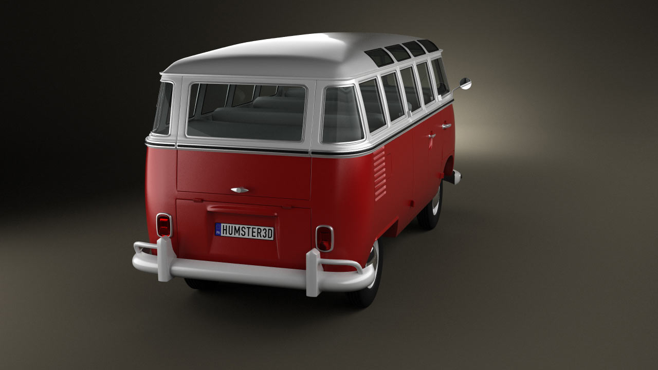 360 view of Volkswagen Transporter T1 1950 3D model - 3DModels store