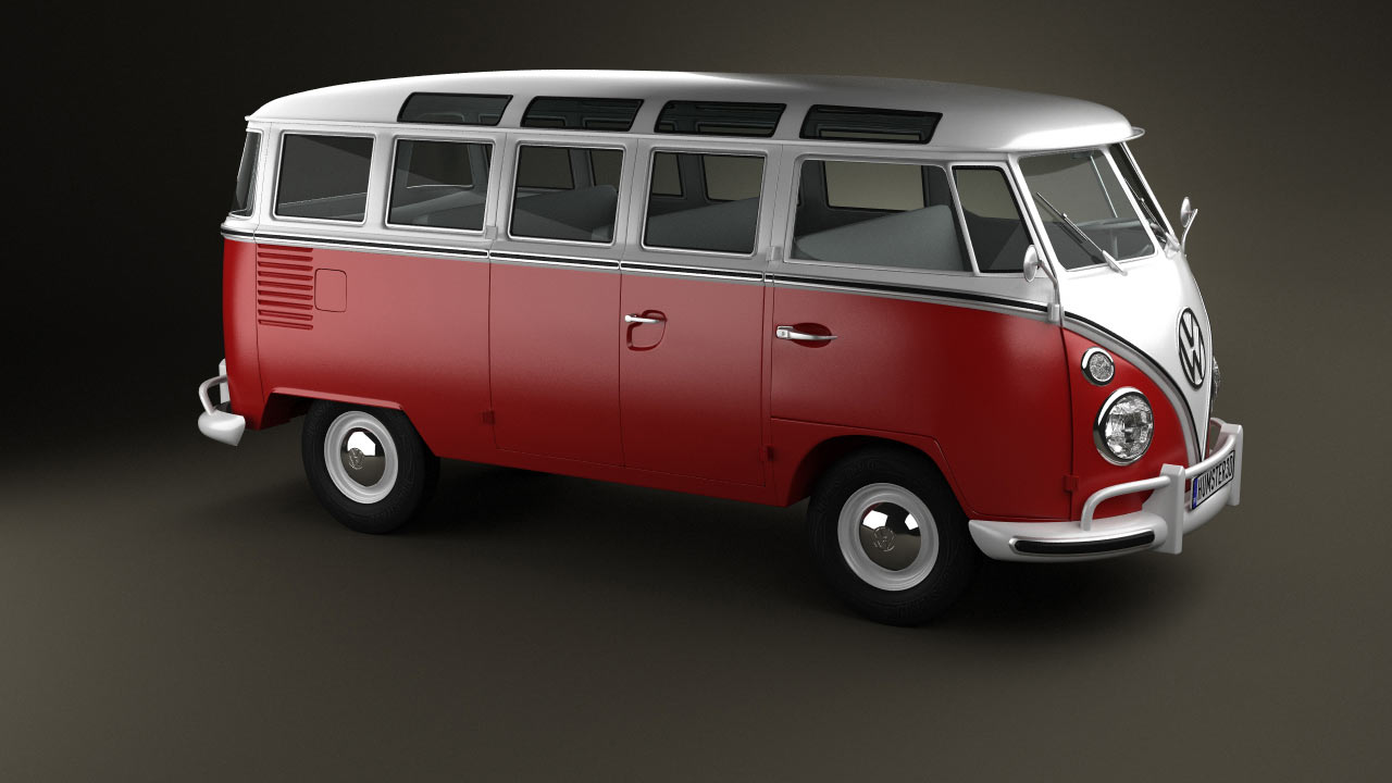 360 view of Volkswagen Transporter T1 1950 3D model - 3DModels store