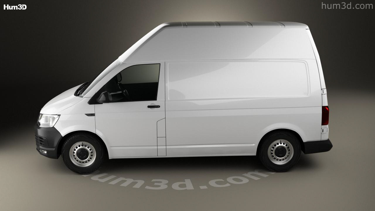 360 view of Volkswagen Transporter (T6) Panel Van High Roof 2019 3D ...