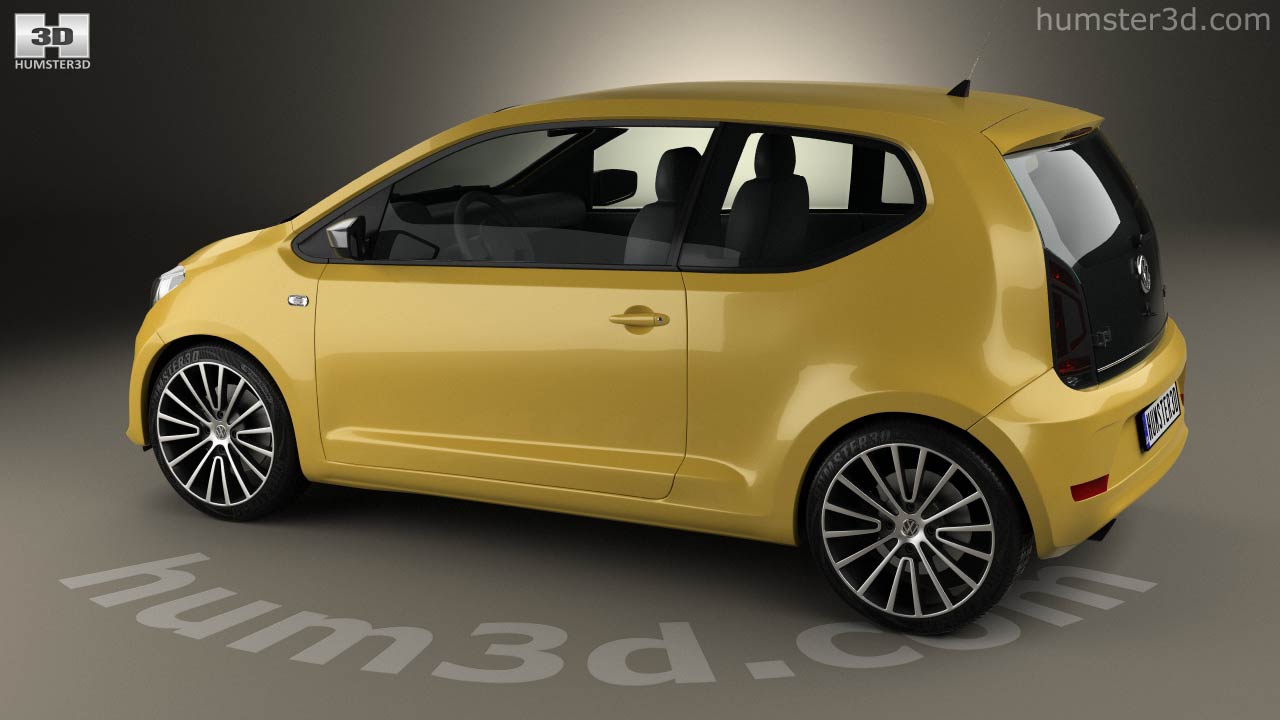 360 view of Volkswagen Up Style 3-door 2020 3D model - 3DModels store