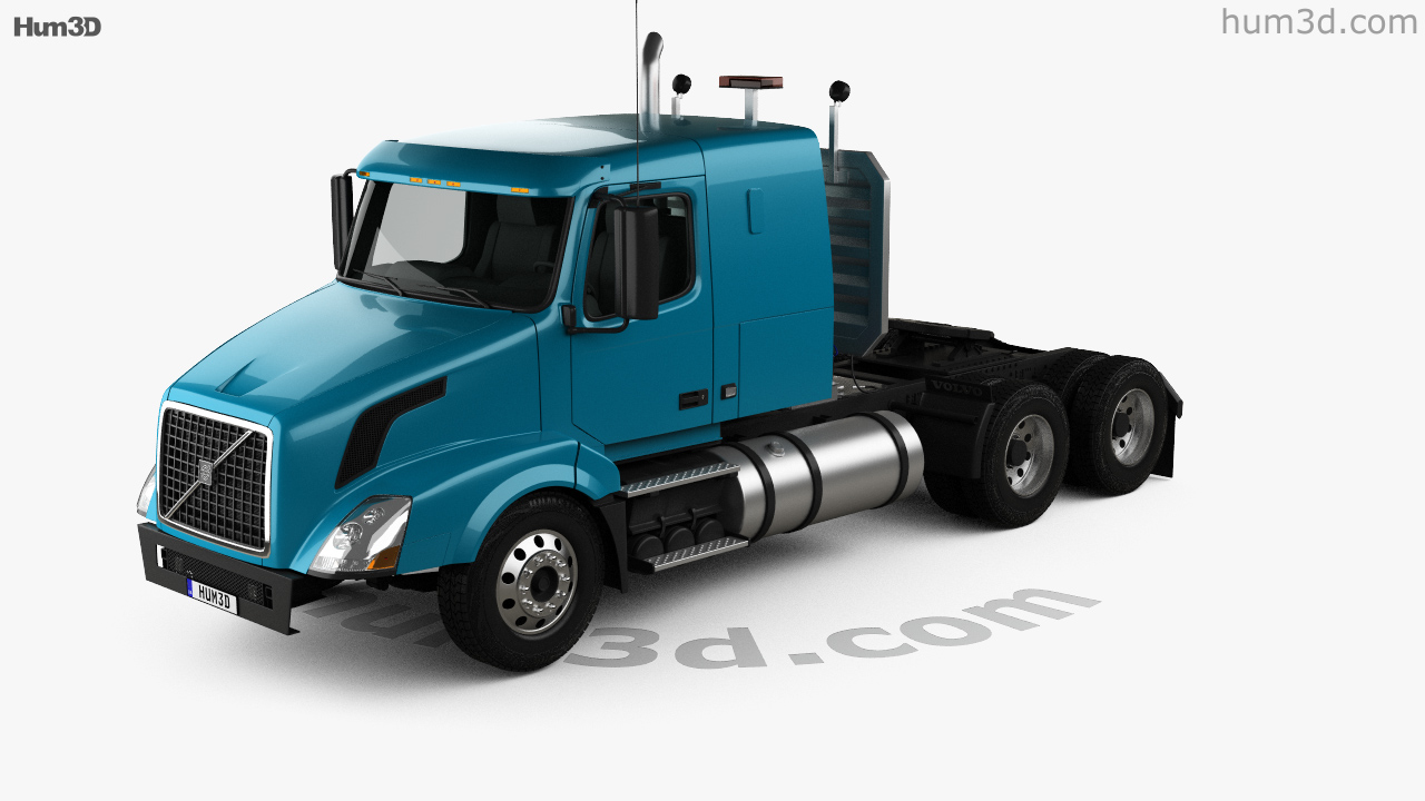 360 view of Volvo VNL (430) Tractor Truck 2014 3D model - 3DModels store