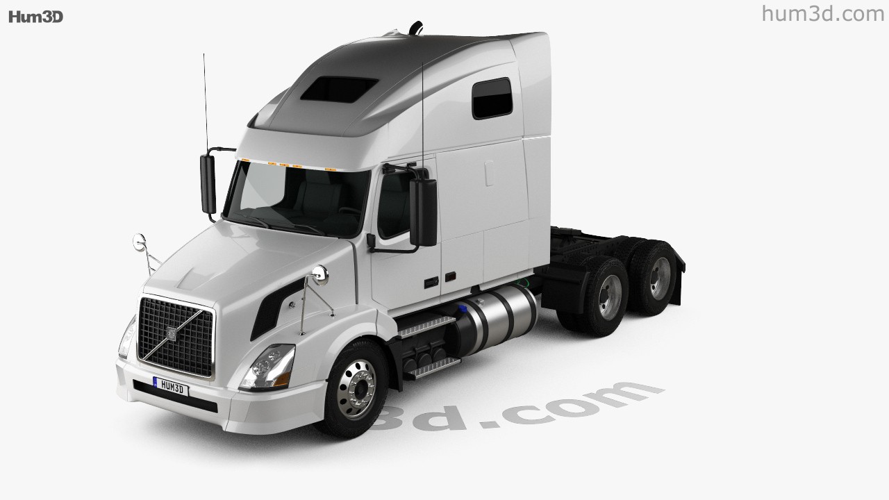 360 view of Volvo VNL (610) Tractor Truck 2014 3D model - 3DModels store