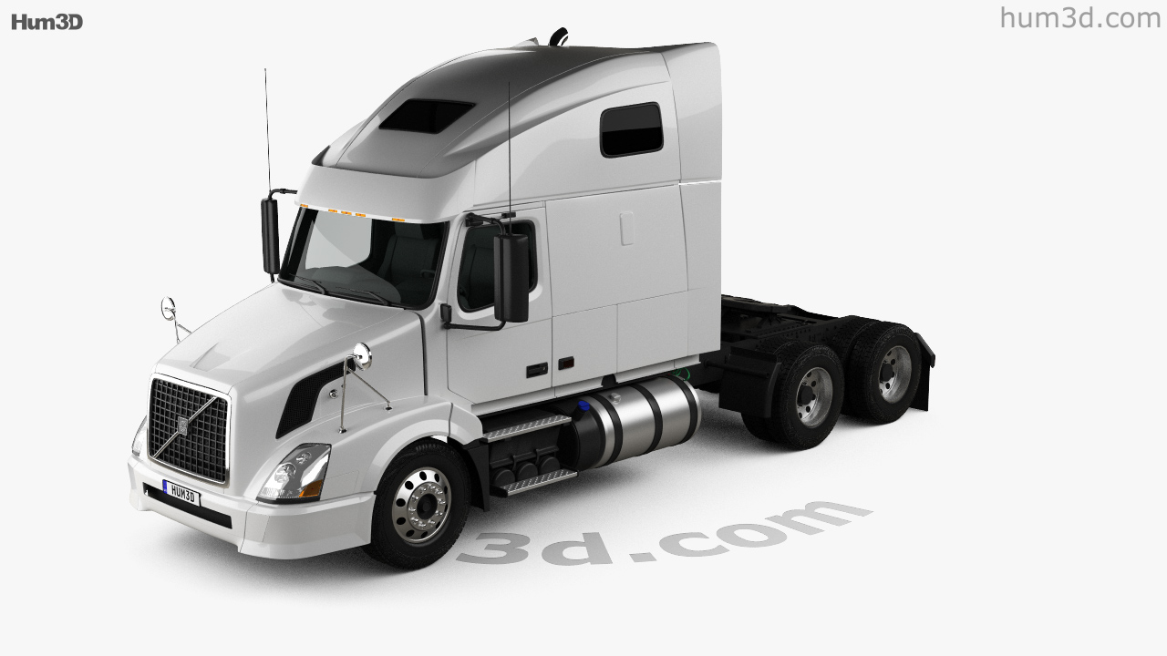 360 view of Volvo VNL (610) Tractor Truck 2014 3D model - 3DModels store