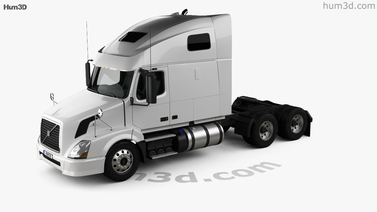 360 view of Volvo VNL (610) Tractor Truck 2014 3D model - 3DModels store